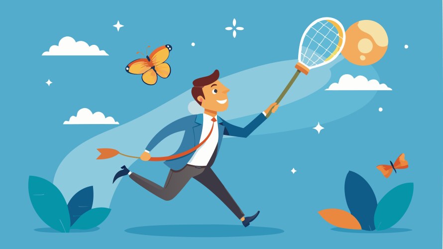 Chasing Cartoon Vector Images (over 3,200)