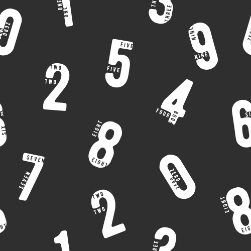 Seamless background with mathematical signs Vector Image