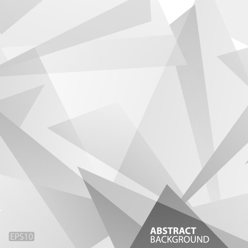 Abstract grey and white geometric overlapping Vector Image