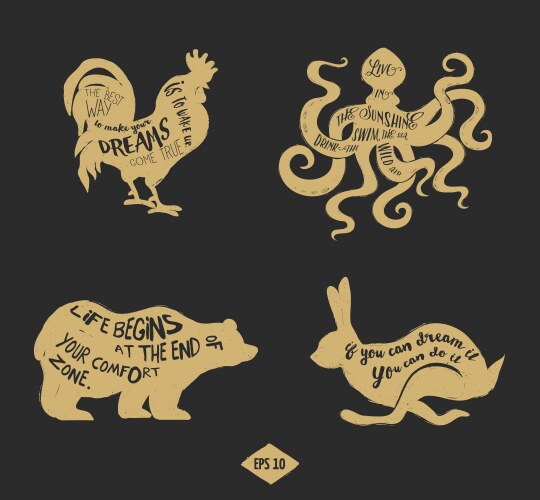 Animals Quotes Vector Images (over 17,000)