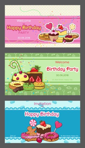 Birthday Invitation Vector Images (over 290,000)