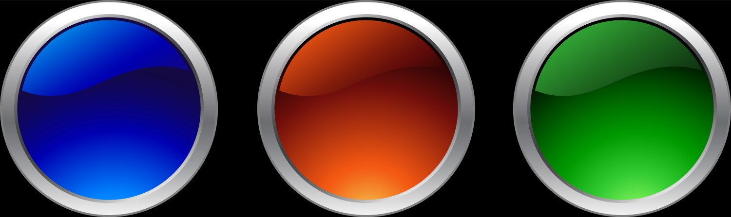 Black Glass Buttons Vector Images (over 72,000)