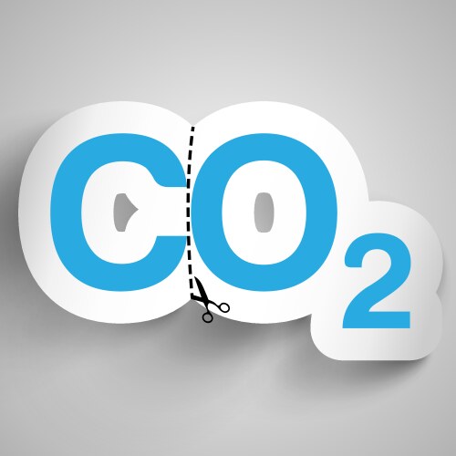 Brain releasing co2 pollution from fossil fuels Vector Image