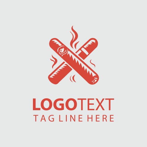 Cigar logo Royalty Free Vector Image - VectorStock