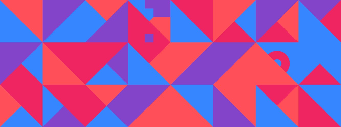 Simple banner square modules Royalty Free Vector Image