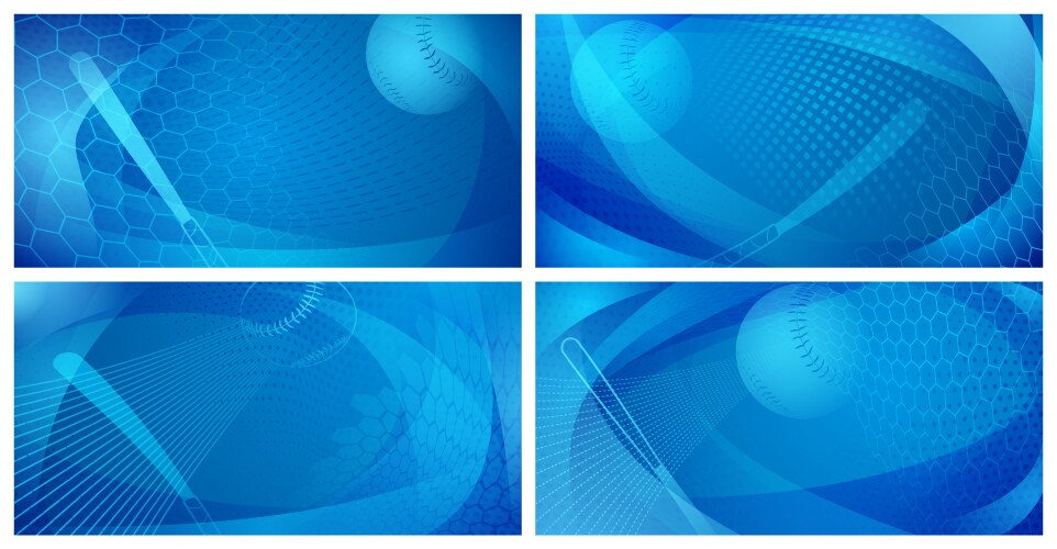 Abstract baseball backgrounds Royalty Free Vector Image
