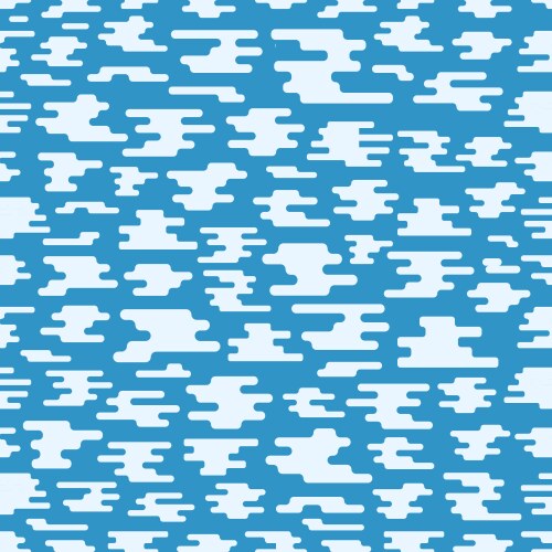 Seamless pattern with clouds Royalty Free Vector Image