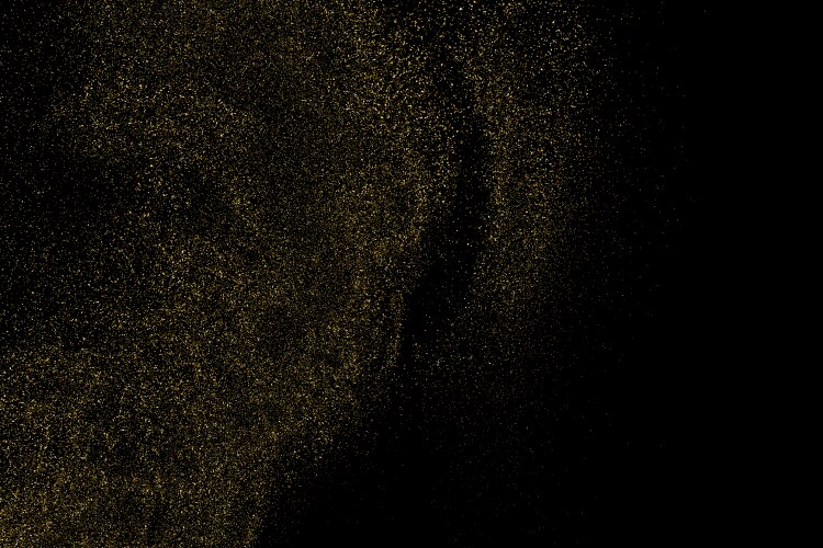 Golden stardust Royalty Free Vector Image - VectorStock