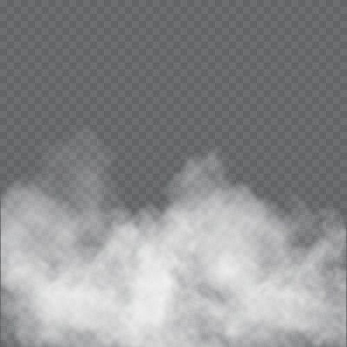 Fog and smoke isolated on transparent background Vector Image