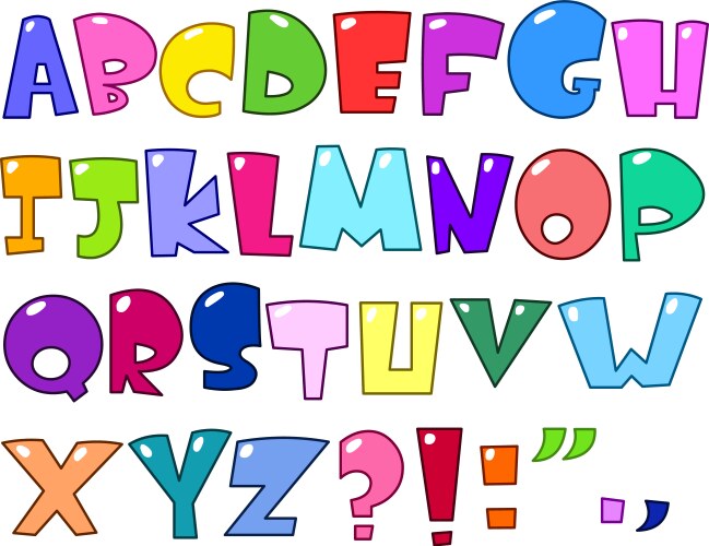 Alphabet Cartoon Vector Images (over 97,000)