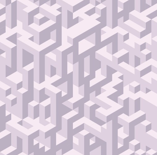 3d isometric cube pattern Royalty Free Vector Image