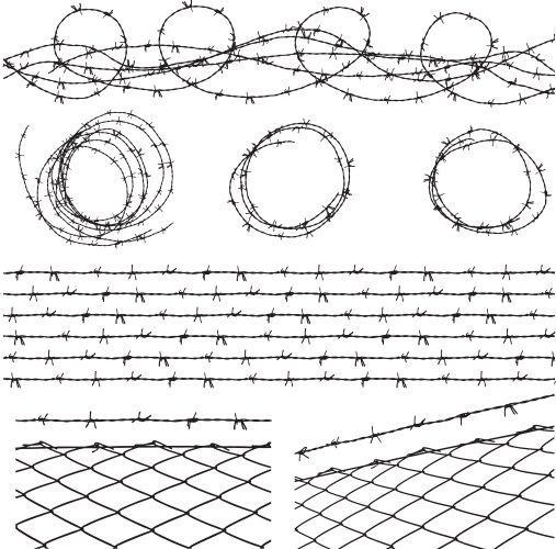Free Barbed Wire Vector Images (over 180)