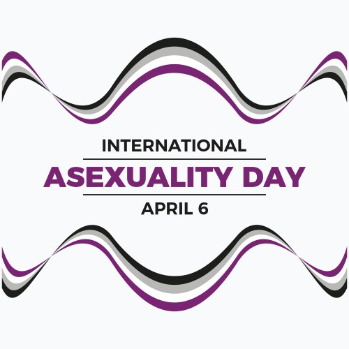 International asexuality day poster Royalty Free Vector