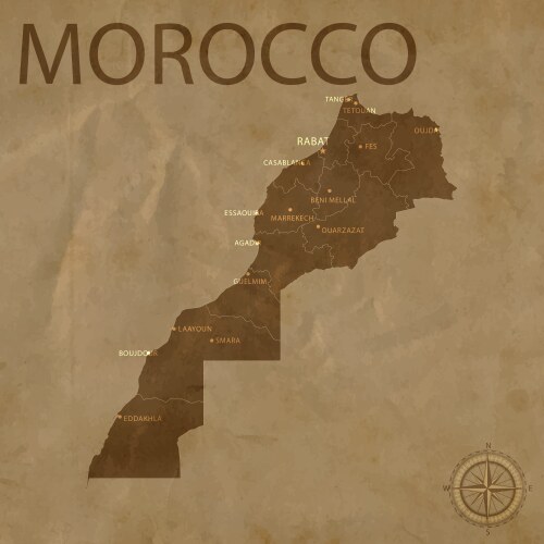Morocco Map Vector Images (over 2,300)