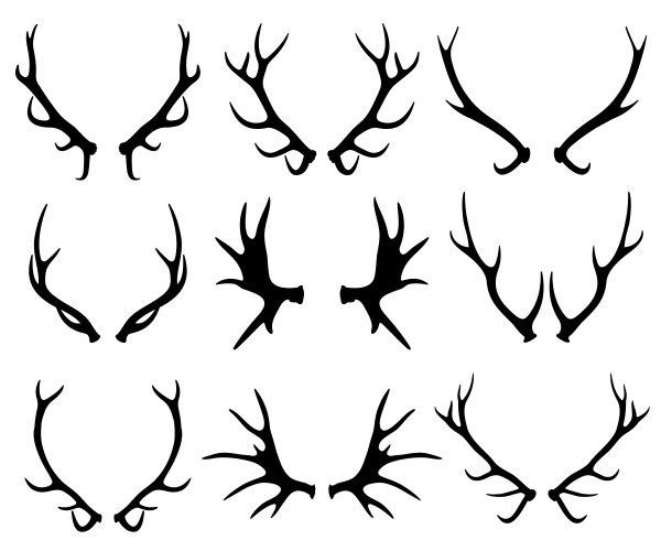 Elk Outline Vector Images (over 4,200)