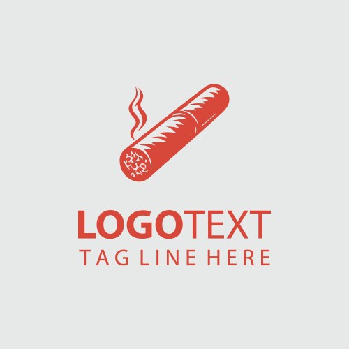 Cigar logo Royalty Free Vector Image - VectorStock