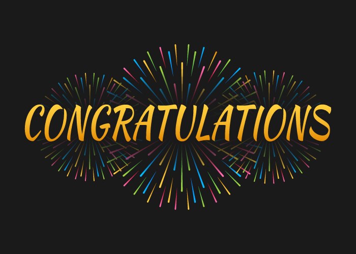 Congratulations Fireworks Vector Images (over 9,400)