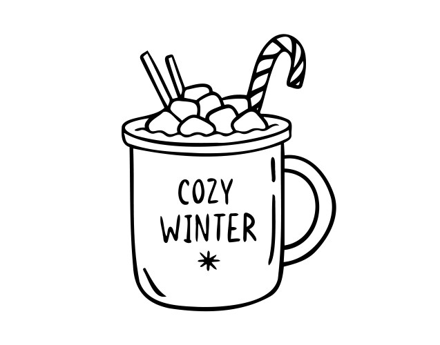 Winter clipart black and white Vector Images & Graphics for Commercial ...