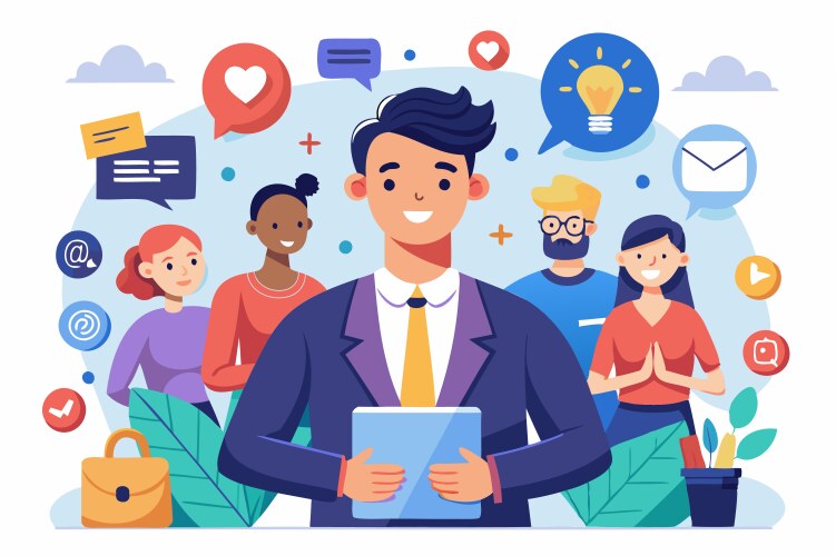 Social Media Influence Vector Images (over 11,000)