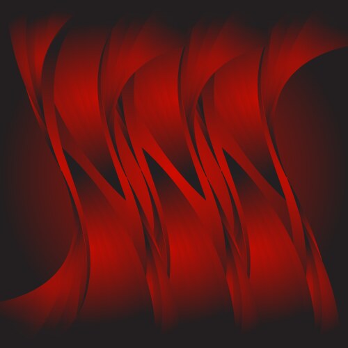 Red abstract wave background Royalty Free Vector Image