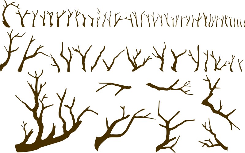 Liquid branches Royalty Free Vector Image - VectorStock
