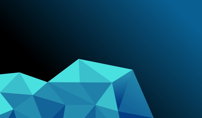 Gradient colorful background design low poly Vector Image