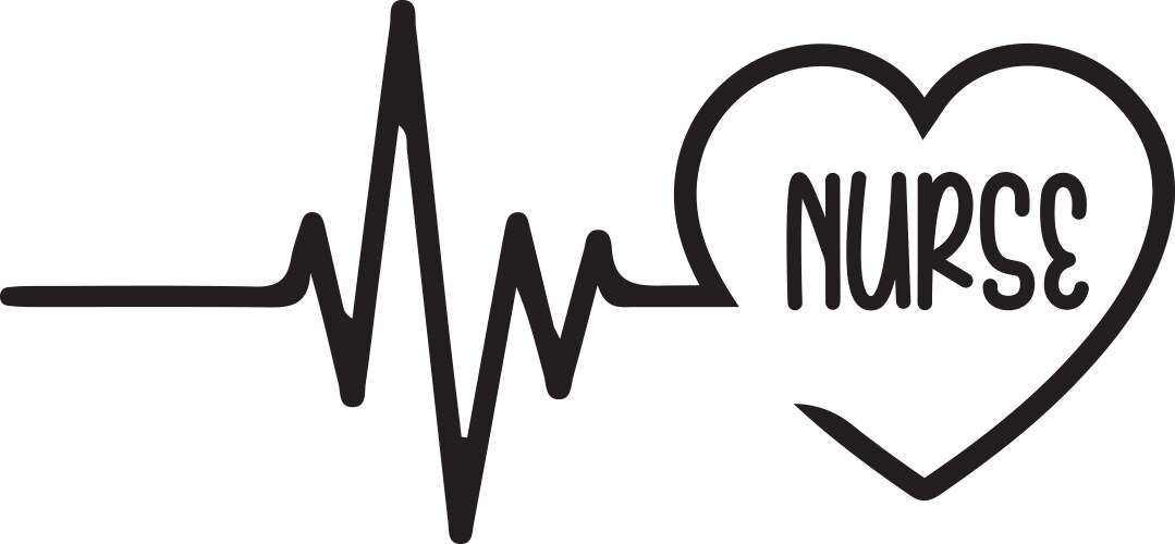 Heartbeat outline icon simple heart beat Vector Image