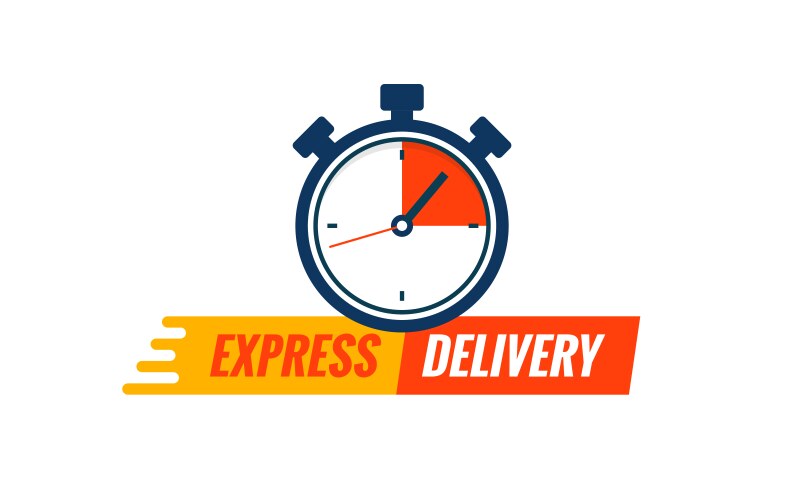 Fast service concept Royalty Free Vector Image