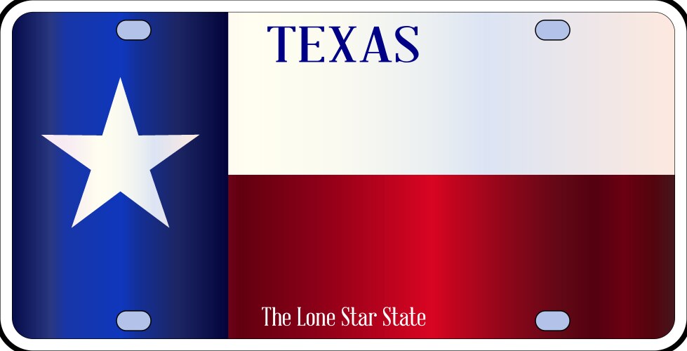 Vehicle registration plate Royalty Free Vector Image