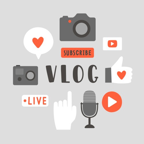 Vlog Vector Images (over 11,000)