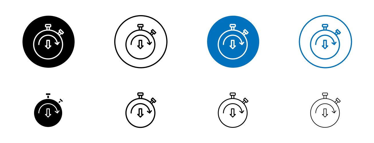 Down time icon Royalty Free Vector Image - VectorStock