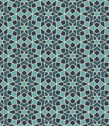 Arabesque seamless pattern Royalty Free Vector Image