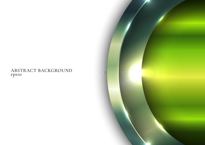 Circle geometric background metallic color shiny Vector Image