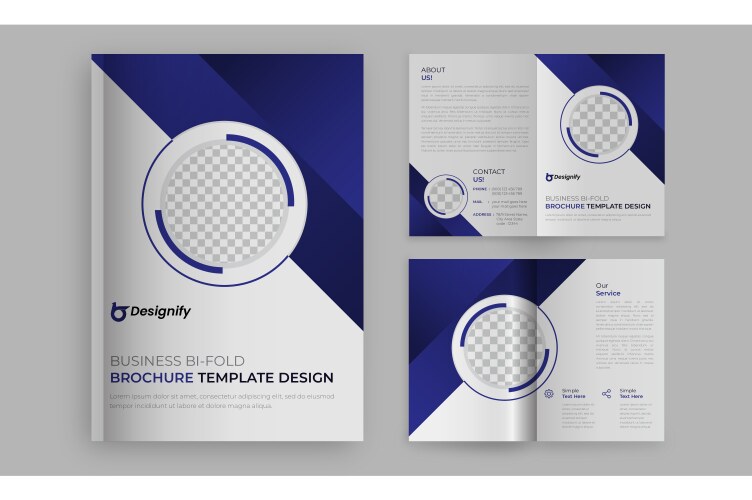 Magazine booklet leaflet flyer corporate creative Vector Image