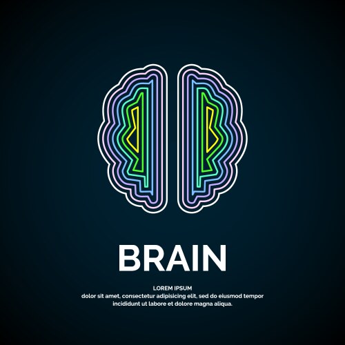 Maze brain Royalty Free Vector Image - VectorStock