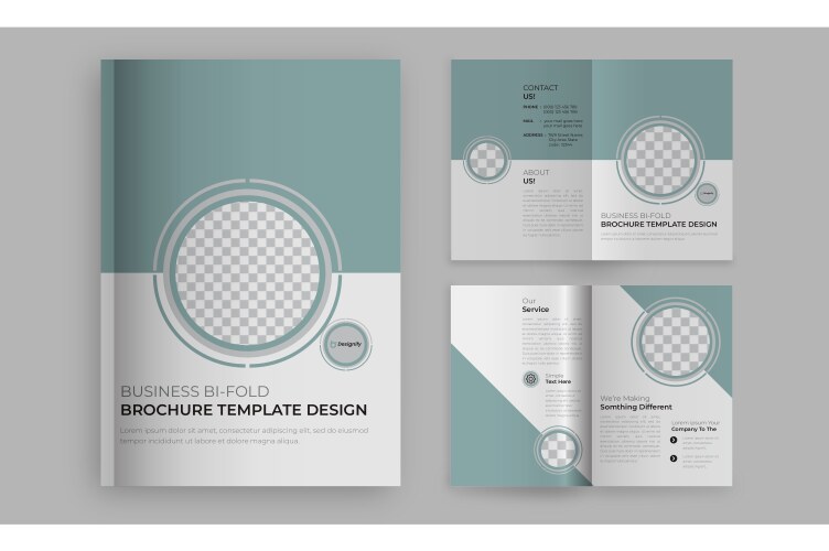 Magazine booklet leaflet flyer corporate creative Vector Image