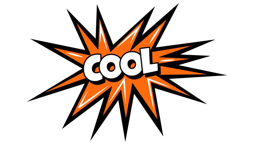 Pow comic bubble sound dialogue speech bubbles Vector Image