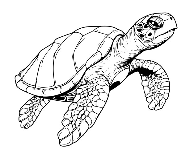 Tortoise Outline Vector Images (over 3,000)