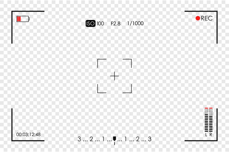Viewfinder Camera Transparent Vector Images (over 400)