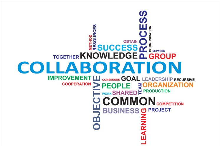 Word cloud teamwork Royalty Free Vector Image - VectorStock