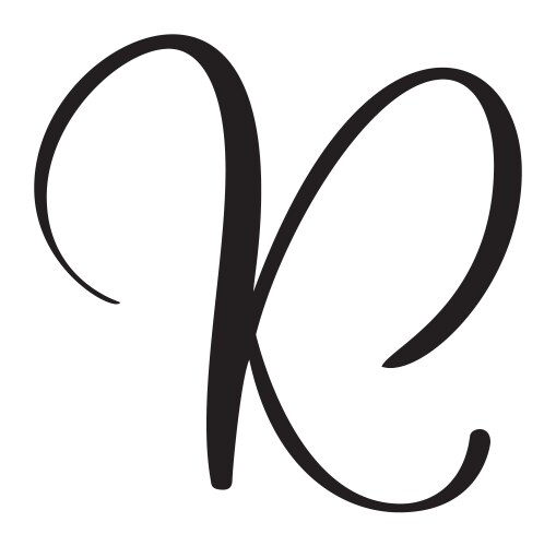 Cursive K Vector Images (over 100)
