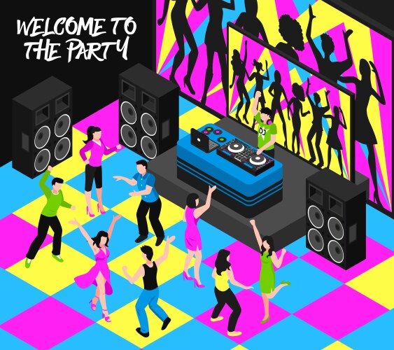 Dj party Royalty Free Vector Image - VectorStock