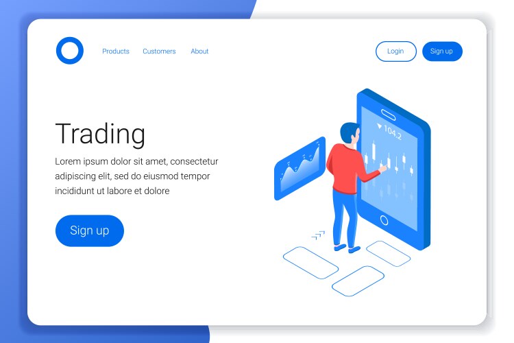 Futuristic business analytics concept Royalty Free Vector