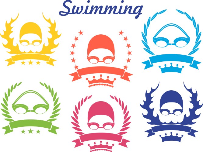Swim Sports Team Symbols