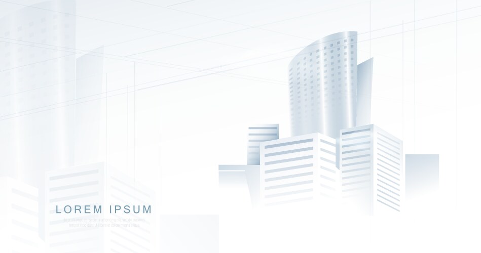 Architecture line background building Royalty Free Vector