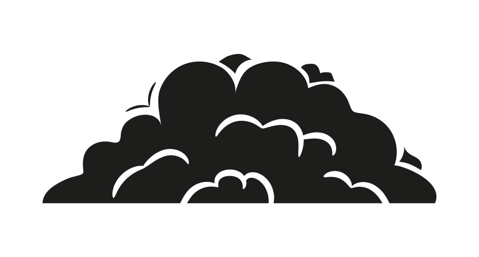 Doodle infographics elements symbol cloud splash Vector Image