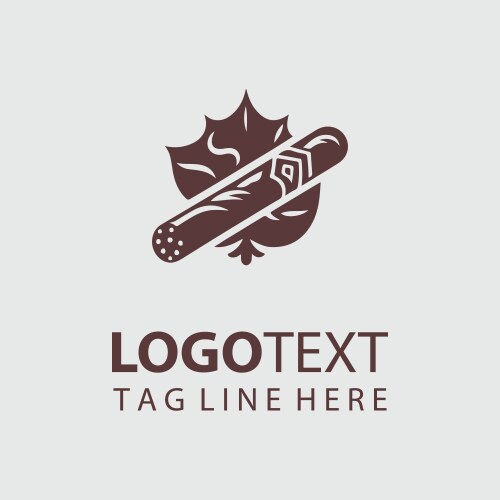 Cigar logo Royalty Free Vector Image - VectorStock