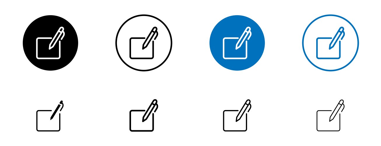 Edit icon Royalty Free Vector Image - VectorStock