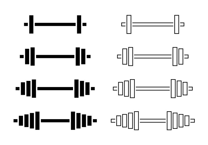 Barbell Vector Images (over 61,000)