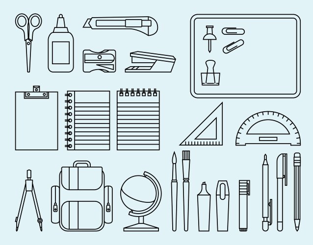 School Supplies Vector Images (over 79,000)